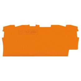 WAGO Zubeh&ouml;r f&uuml;r Reihenklemme, Orange, 70 x 33mm, Packung &agrave; 10 St&uuml;ck - 2002-1492