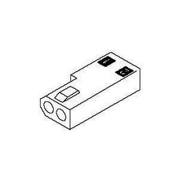 Molex Geh&auml;use, Stecker, Raster - 3.68 mm, Pole - 2, Reihen - 1, Polyamid, Packung &agrave; 5 St&uuml;ck - 03-06-1022