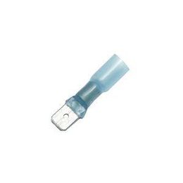 Raychem Flachsteckverbinder, Teilweise isoliert, Blau, 1.5 2.5mm&sup2;, Stecker - B-106-4632