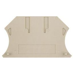 Weidm&uuml;ller Weidm&uuml;ller Zubeh&ouml;r f&uuml;r Reihenklemme, Dunkles Beige, 49.5 x 56mm, Packung &agrave; 5 St&uuml;ck - 1050100000