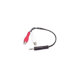 StarTech.com Audioadapter, Gerade, 3,5-mm-Stecker - 2x RCA-Buchse - MUMFRCA