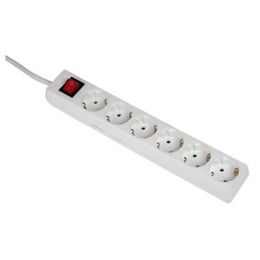 Hama Hama 00108833 Spannungsschutz Weiß 6 AC-Ausgänge 230 V 5 m Mehrfachsteckdose