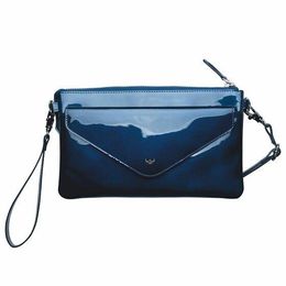 Golden Head Carrara Clutch Geldbörse RFID Schutz Leder 22 cm blau