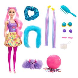 Barbie Color Reveal Glitzer Haarwechsel Puppe Glitzerpink mit 25 Überraschungen