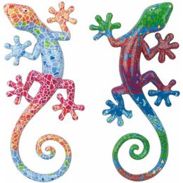 Signes Grimalt - Tierfigur Figuren Echsen s TRENCADís Set 2U Multicolorored Tiere 10x22x3cm 22299 - Multicolor