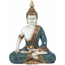 Signes Grimalt - Buddha -Figurenfiguren Kleine Buddha Buddha Blue 8x19x24cm 22402 - Azul