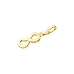 Giorgio Martello MILANO Charm-Einhänger Infinity, vergoldet, Silber 925, goldfarben