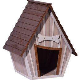 Dobar große Hundehütte mit entfernbarem Boden ca. 90x77x109 cm