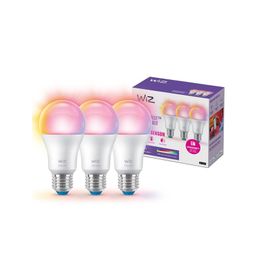 WIZ Standard 8.5W E27 Color & Tunable White Wi-Fi 3-pack