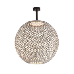 Bover Nans Sphere PF/60 LED-Außendeckenlampe braun