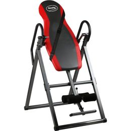 body coach Rückentrainer Inversionstisch mit Sicherheitsgurt, rot|schwarz