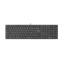 Speed-Link Speedlink RIVA Slim Metal Scissor Keyboard Tastatur (DE Layout), schwarz