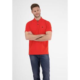 Lerros Poloshirt »Basic Polo-Shirt in vielen Farben« LAVA RED XXL XXL Polokragen mit Knopfleiste
