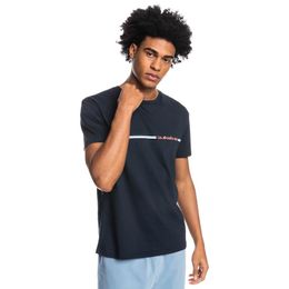 Quiksilver T-Shirt »Omni Striped« Navy Blazer S S Ärmel: kurzärmlig