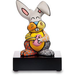 Goebel Sammelfigur Figur Romero Britto - "Grey Rabbit" (1 St), bunt|grau