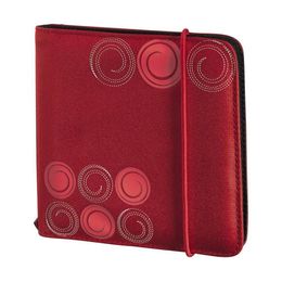 Hama DVD-Hülle CD DVD Blu-ray Tasche "Up to Fashion", Rot, Schutzhülle für 24 Discs, rot
