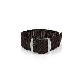 Selva Technik Uhrenarmband Perlonband schwarz