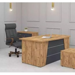 JVmoebel Schreibtisch Schreibtisch Büro Möbel Arbeitszimmer Holz Computertisch (Büro Schreibtisch)