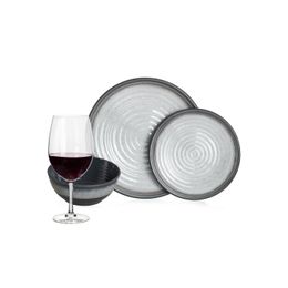 Moritz Geschirr-Set Camping Geschirr Stone Grey