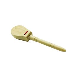 GICO Spielzeug-Musikinstrument Kastagnetten Stielkastagnetten aus Holz für Kinder Länge 23 cm 3860