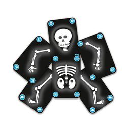 Djeco Spiel, Kartenspiel Kartenspiel Bogoss Skelett Nacht-leuchtenden Karten