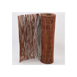 Aquagart Holzzaun Aquagart Weidenmatte 10m x 100 cm I Sichtschutzmatte aus Weiden