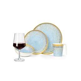 Moritz Geschirr-Set Camping Geschirr Crystal Blue