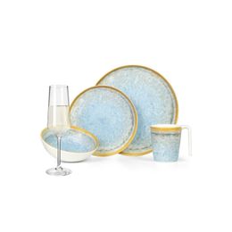 Moritz Geschirr-Set Camping Geschirr Crystal Blue