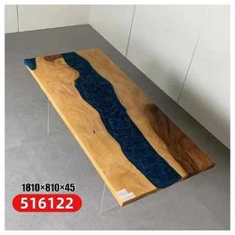 JVmoebel Esstisch Esstisch River Table Echtes Holz Flusstisch Massiv Epoxidharz Tische