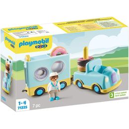 Playmobil 71325 1.2.3 Verrückter Donut Truck mit Stapel- und Sortierfunktion Spielset, Mehrfarbig