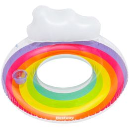 Bestway - Rainbow Dreams™ Schwimmring mit Kopfstütze ø 107 cm