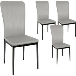 Esszimmerstuh,4er Set,Küchenstuhl Polsterstuhl Wohnzimmerstuhl Designstuhl mit Rückenlehne Schminktisch Stuhl Sitzfläche aus Samt,Stühle