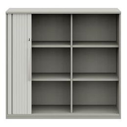 Röhr-Bush röhr Techno Rollladenschrank grau 4 Fachböden 120,0 x 43,0 x 111,7 cm