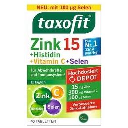 taxofit Zink+Histidin+Selen Depot Tabletten 40 St