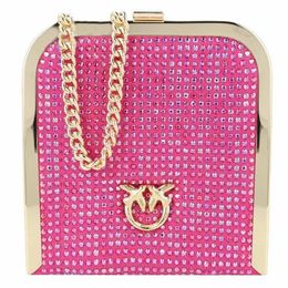 Pinko Box Clutch Tasche 12 cm viola