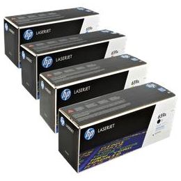 4 HP Toner W2010A-W2013A 659A Multipack BK C M Y 4-farbig