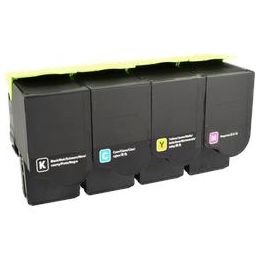 Ampertec 4 Recycling Toner ersetzt Lexmark 78C20 K C M Y 4-farbig