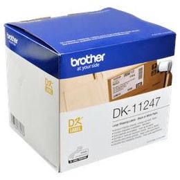 Brother PT Etiketten DK11247 weiss 103x164mm 180 St. Rolle