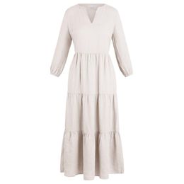 mint & mia Kleid Damen Größe 44 weiß Winterkleid