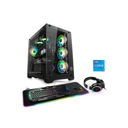 CSL Aqueon C55311 Advanced Edition Gaming-PC (Intel® Core i5 12400F, GeForce RTX 3060, 32 GB RAM, 1000 GB SSD, Wasserkühlung), schwarz