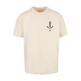 F4NT4STIC T-Shirt 'Ahoi Anker Knut & Jan Hamburg' Herren Gr&ouml;&szlig;e S sand / schwarz