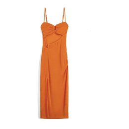 Bershka Kleid Damen Gr&ouml;&szlig;e 40 orange Winterkleid