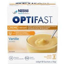 Optifast home Creme Vanille Pulver 8X55 g