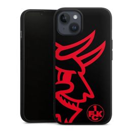 DeinDesign Handyhülle Offizielles Lizenzprodukt 1.FCK Dauerkarte, Apple iPhone 14 Plus Silikon Hülle Premium Case Handy Schutzhülle, schwarz