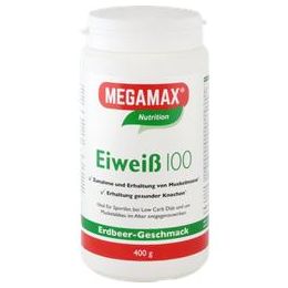 Eiweiss 100 Erdbeer Megamax Pulver 400 g