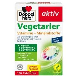Queisser Doppelherz Vegetarier Vitamine+Mineralstoffe aktiv 100 St