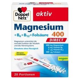 Queisser Doppelherz Magnesium+B Vitamine Direct Pellets 20 St