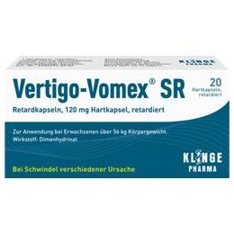 Klinge Pharma Vertigo-Vomex SR Retardkapseln 20 St