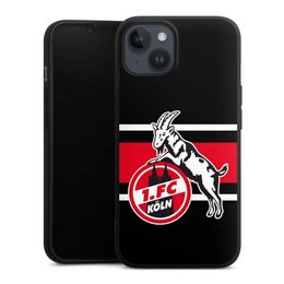 DeinDesign Handyhülle 1. FC Köln Offizielles Lizenzprodukt Colour Stripes 1.FC, Apple iPhone 14 Plus Silikon Hülle Premium Case Handy Schutzhülle