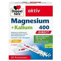 Queisser Doppelherz Magnesium+Kalium Direct Portionsbeutel 20 St